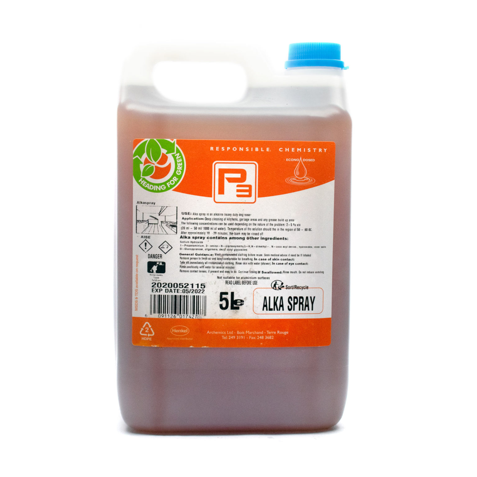 Buy P3 ALKA SPRAY 5L - Archemics, Shop in Mauritius